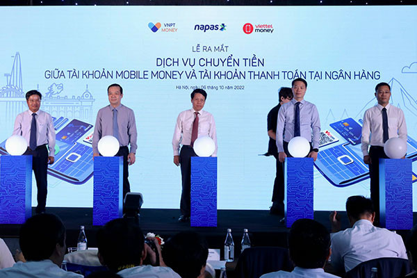 Mobile Money đã chuyển tiền và nhận tiền từ tài khoản ngân hàng