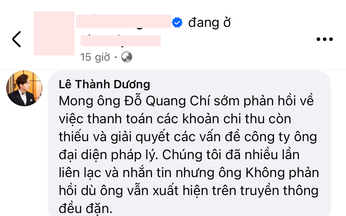 Ngô Kiến Huy và quản lý 12 năm mâu thuẫn chuyện tiền bạc