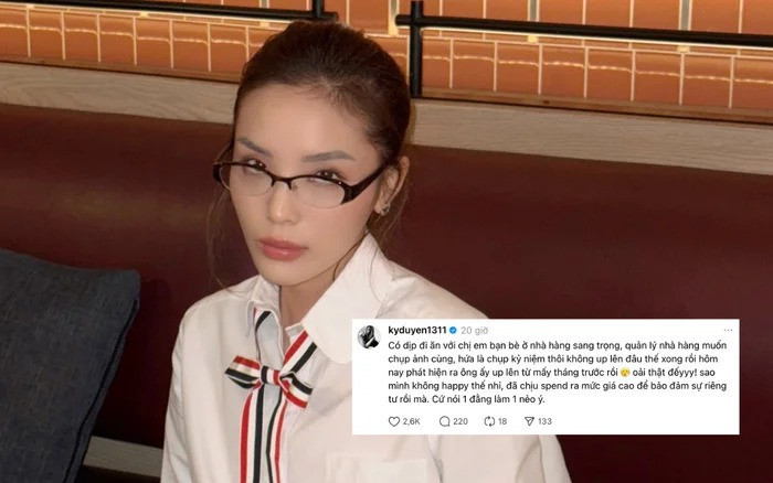 Kỳ Duyên bức xúc lên tiếng khi bị phát tán ảnh riêng tư