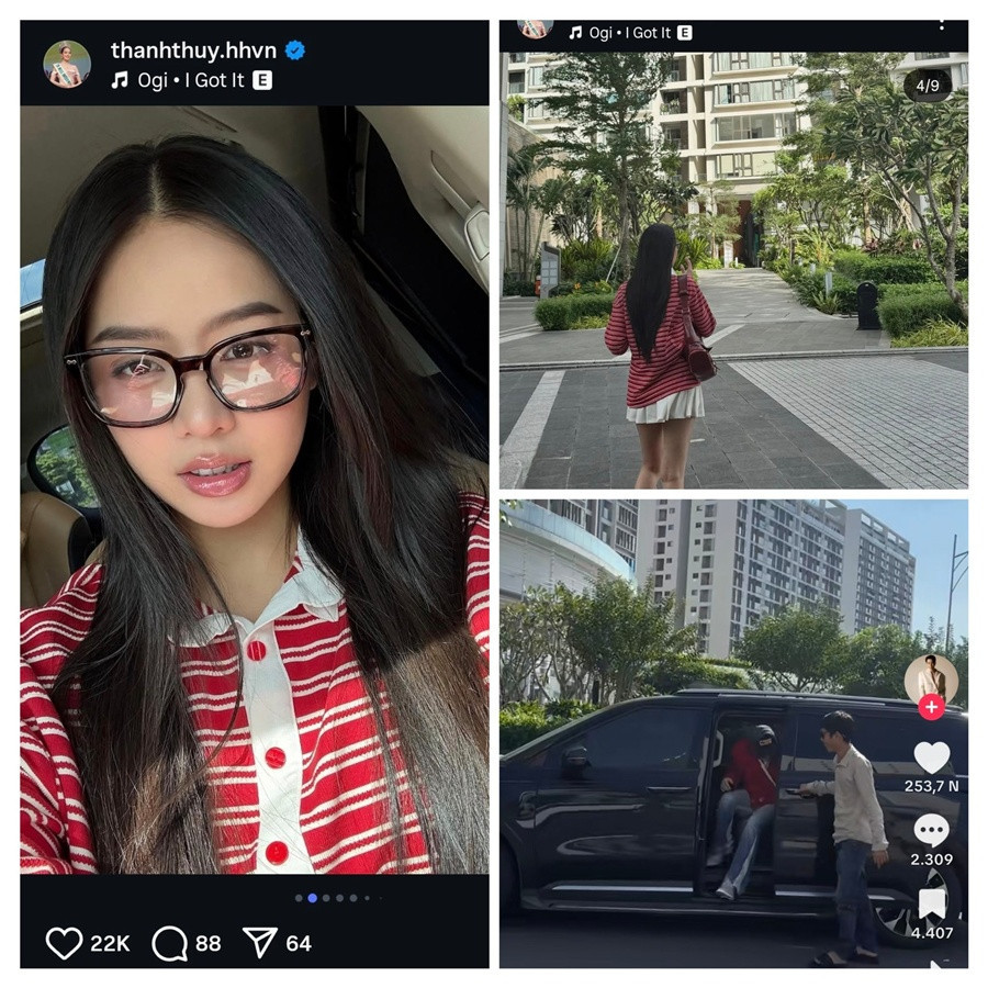 Hoa hậu Thanh Thủy vướng nghi vấn hẹn hò ca sĩ Trịnh Thăng Bình